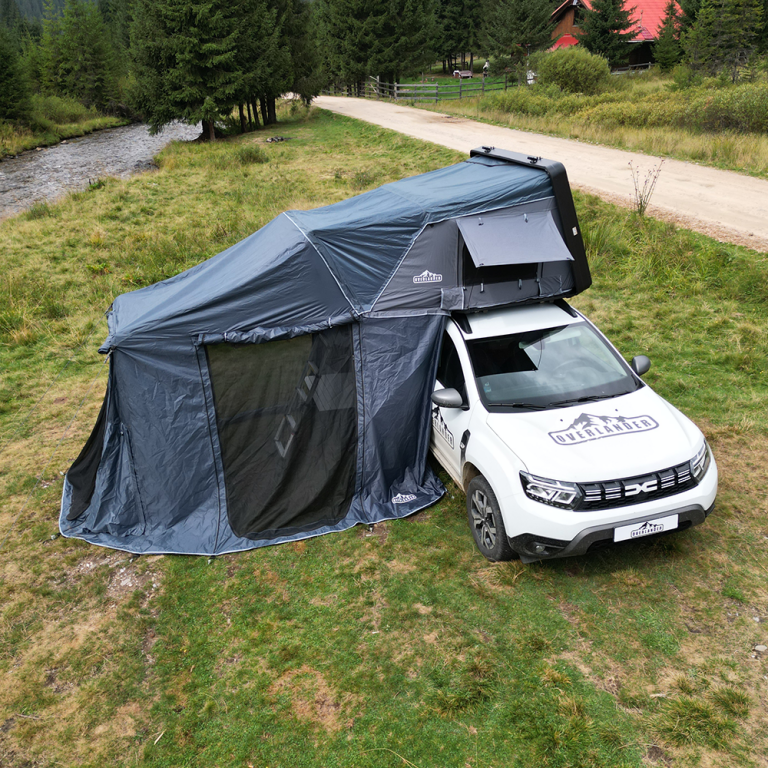 Anexa cort auto Overlander Discover MAX 1.6m x 2.1m cu Sky Roof ...
